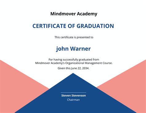 Free Education Certificate Template To Edit Online