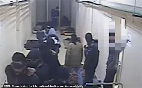 Inside An Isis Torture Chamber Fanatics Seen Stringing Up Prisoners