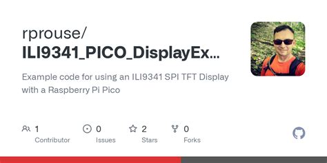 github rprouse ili9341 pico displayexample example code for using an