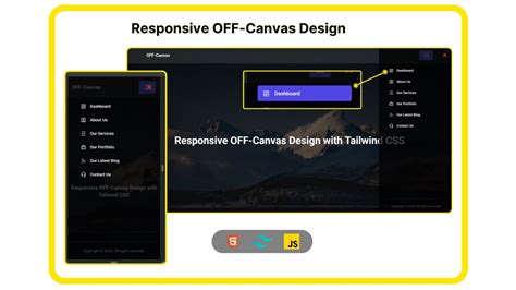 How To Create A Responsive Off Canvas With Tailwindcss Youtube