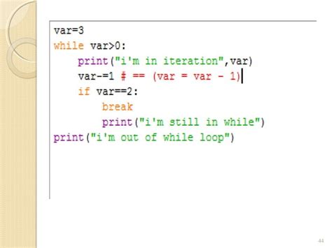 Python Control Structures Ppt