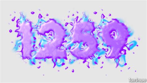 1259 Text Effect And Logo Design Number