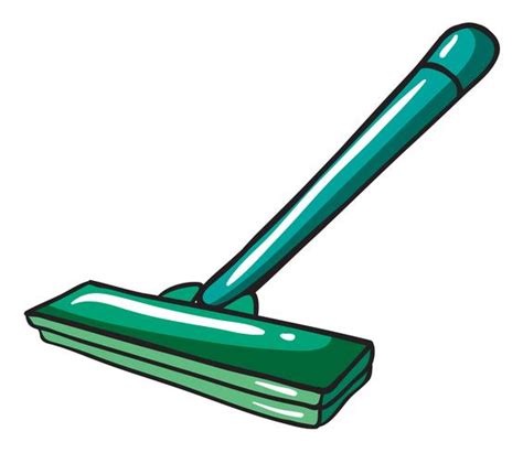 A Green Mop Vector Art At Vecteezy