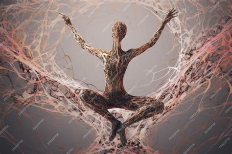 premium ai image femininity flexibility abstract woman statue