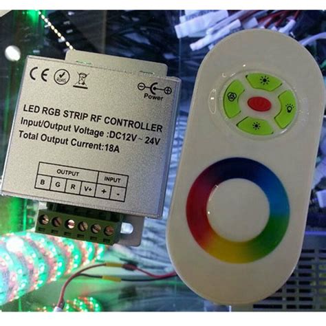 Keys Remote Rf Touch Panel Rgb Led Controller
