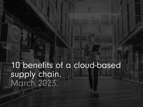 10 Benefits Of A Cloud Based Supply Chain Balloon One