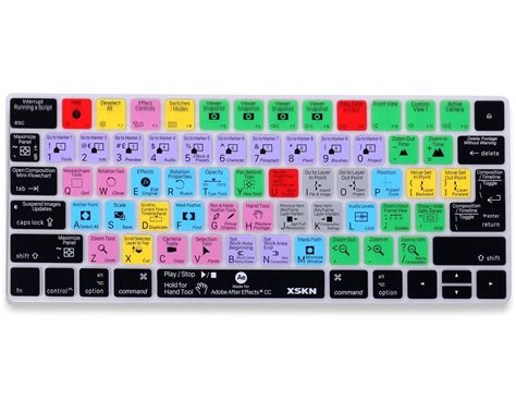 Buy Xskn Adobe After Effects Cc Shortcut Keyboard Cover For Apple Magic