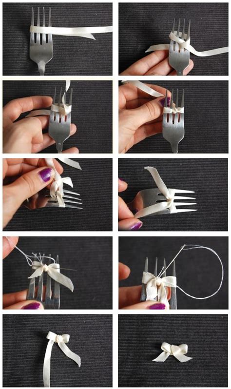 Fork Bow Crafts Sewing Projects Homemade Bows Diy Bow