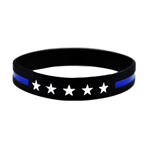 Thin Blue Line Awareness Bracelet Pinmart