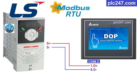 Delta Hmi Modbus Rtu Ls Ig5a Inverter Tutorial