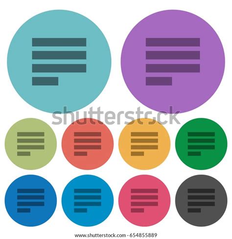 Text Align Justify Last Row Left Stock Vector Royalty Free 654855889