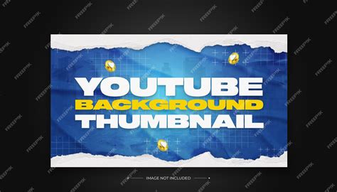 Premium Psd Modern Youtube Background Thumbnail Design Template