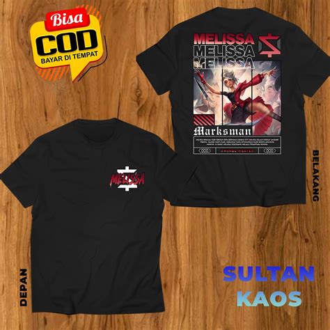 Jual Kaos Dewasa Game Moba Melissa Twinge Weaver Baju Ml