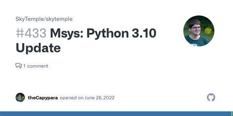 Msys Python Update Issue SkyTemple Skytemple GitHub