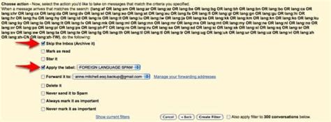 How To Create A Gmail Spam Filter For Foreign Language Spam