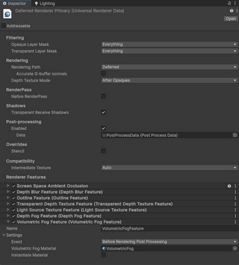 Rendering Volumetric Fog Using Custom Urp Render Pass · Vertex Fragment