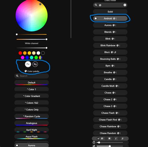 Color Palette Not Used Rwled