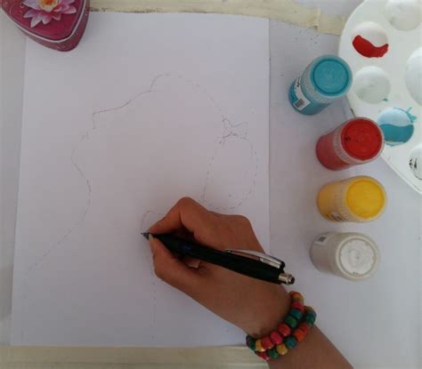 آموزش نقاشی با گواش روی بوم نحوه نقاشی کشیدن با گواش طراح شید