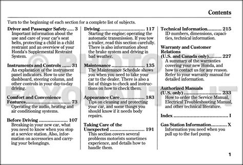 Table Of Contents Page