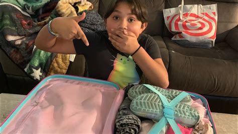 Showing My Step Brother My Luggage 📱🐖 Youtube
