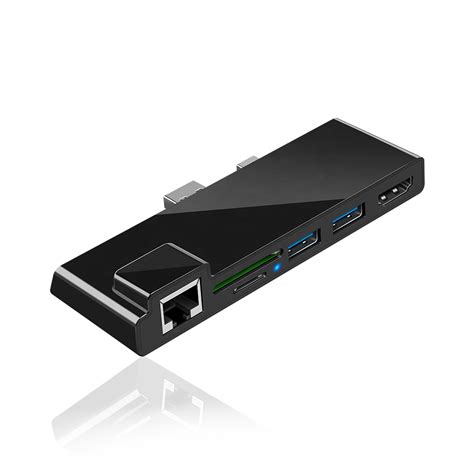 Allkei All In One Usb Hub 3 0 With Card Reader Combo Multi Port Hub Adapter With 4K HDMI Video