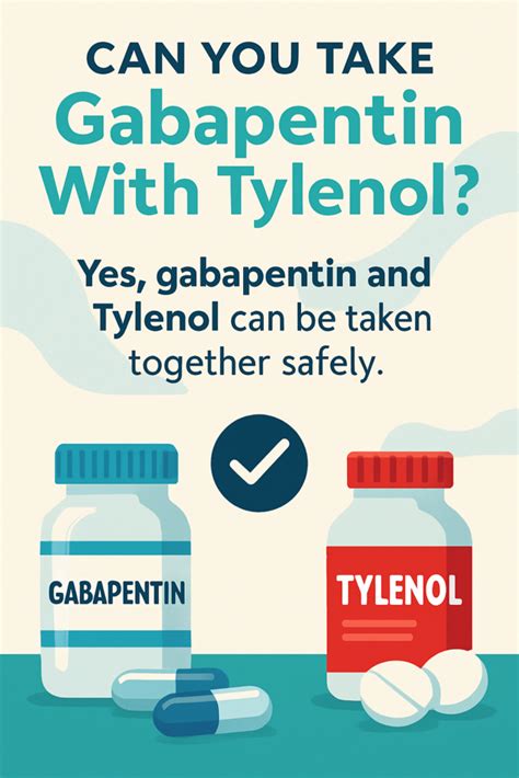 Gabapentin And Tylenol Drug Interactions And Risks