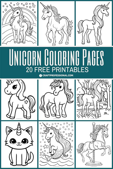 Unicorn Printable Coloring Pages Free Printable Us