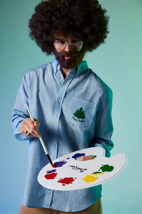Bob Ross Halloween Costume Accessory Kit Urban Outfitters