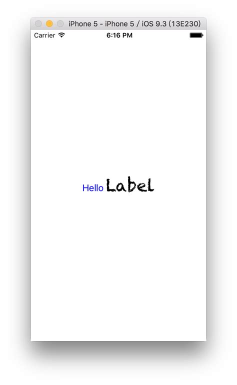 阿斌的筆記 Ios Uilabel顯示不同的顏色與字型