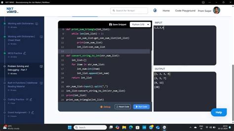 Prem Sagar Elkari On Linkedin 50daysofcodechallenge Nxtwave Ccbp Coding Python Programming