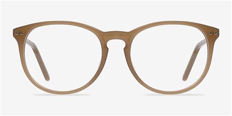 Fiction Round Taupe Glasses For Women Eyebuydirect