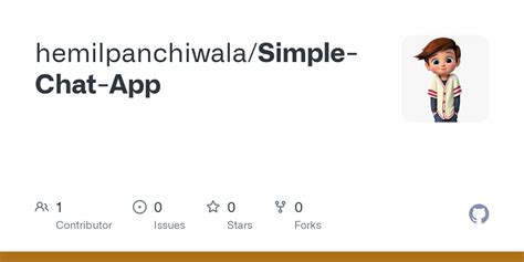 GitHub Hemilpanchiwala Simple Chat App