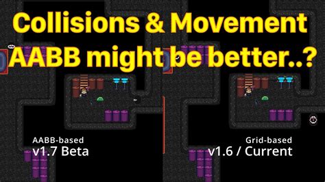 Aabb Vs Grid Based Collision Detection Youtube