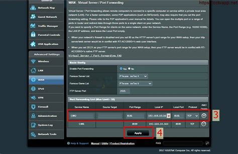 Open Port NAT Port ASUS Router RT AC G Application System