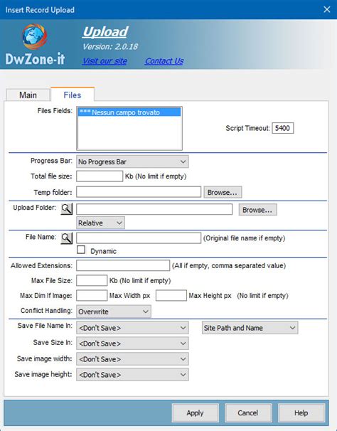 dwzone dreamweaver extensions upload for asp pages