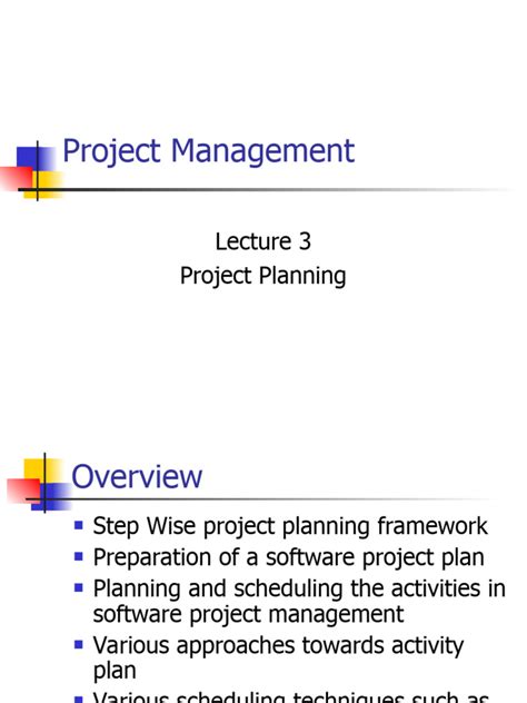 Chapter 2 - Project Planning | PDF | Project Management | Computing