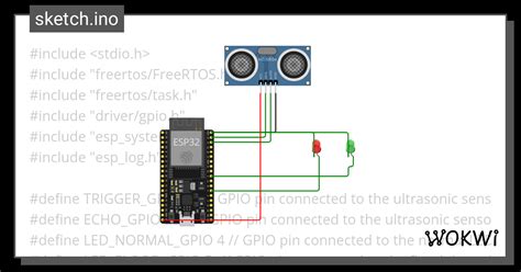 Flood Detection Wokwi ESP32 STM32 Arduino Simulator
