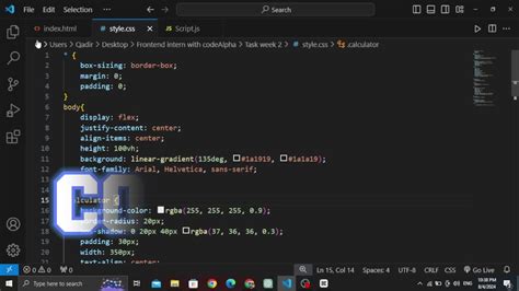 Qadir Ur Rehman On Linkedin Codealpha Internshipwithcodealpha