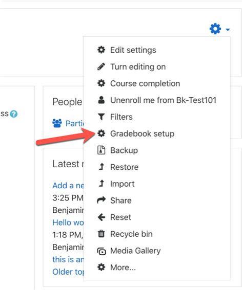 add a grade item to the gradebook up moodle guides