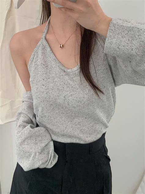 블랙모니카 나시가디건세트 헤라 린넨 홀터나시 볼레로 여름 가디건 세트 3color블랙모니카 위시버킷