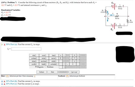 Solved Problem Consider The Following Circuit Of Chegg