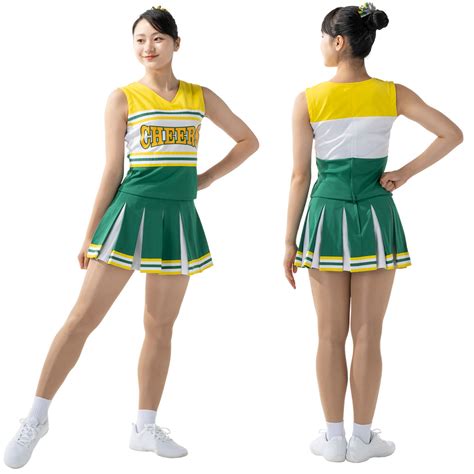 レンタルチアユニフォーム 944★希少 特大サイズ 本物 チアリーダー ユニフォーム スカート ウエスト 82cm 100cm 3l相当