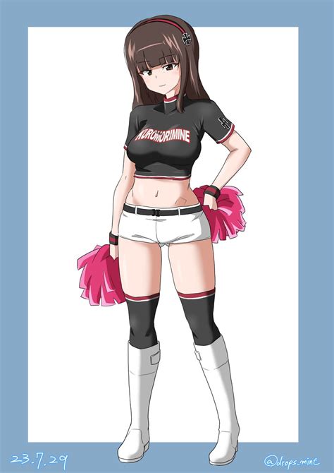 Nishizumi Maho And Nishizumi Shiho Girls Und Panzer And More Drawn By Drops Mint Danbooru