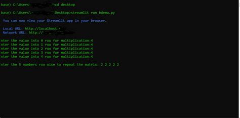 Python 3x I Would Like To Enter The Input Data Within The Streamlit