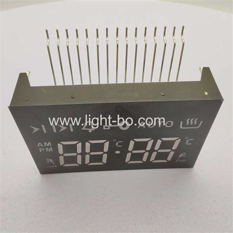 Ultra Bright White 4 Digit 7 Segment Led Display Common Anode For Oven Timer Manufacturers And