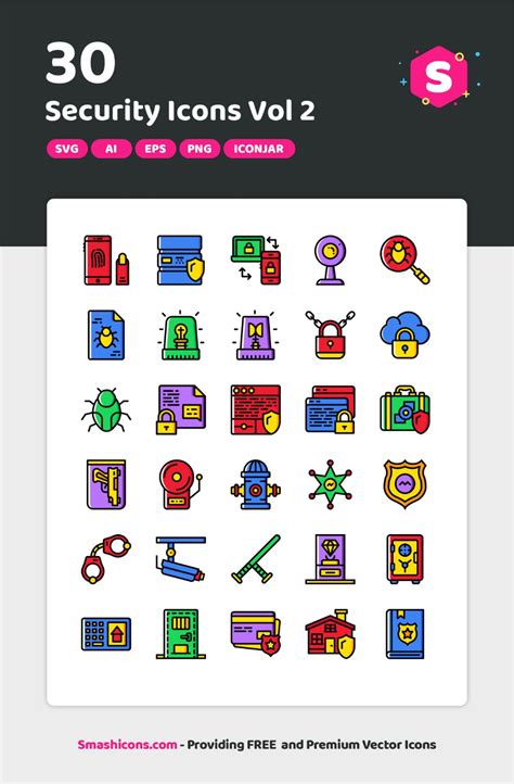 Data Security Icons By Smashicons Artofit