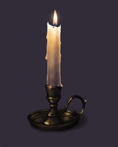 Рисуем свечу