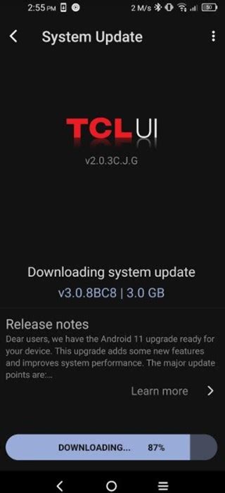 Update Live For L In The U S TCL Pro TCL L Alleged To Get Android Update Along