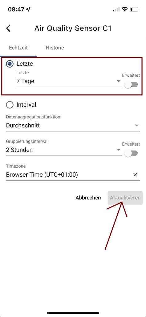 Problems With Setting The Filters For The Time Curve Issue Thingsboard Flutter