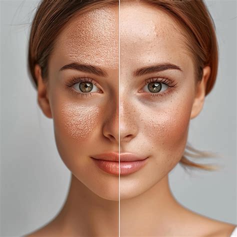 Premium Photo A Woman With A Light Skin And A Light Skin